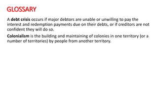 A2 CAMBRIDGE GEOGRAPHY: GLOBAL INTERDEPENDENCE - DEBT AND AID AND THEIR ...