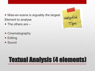 02. mise en scene | PPTX | Hobbies & Interests