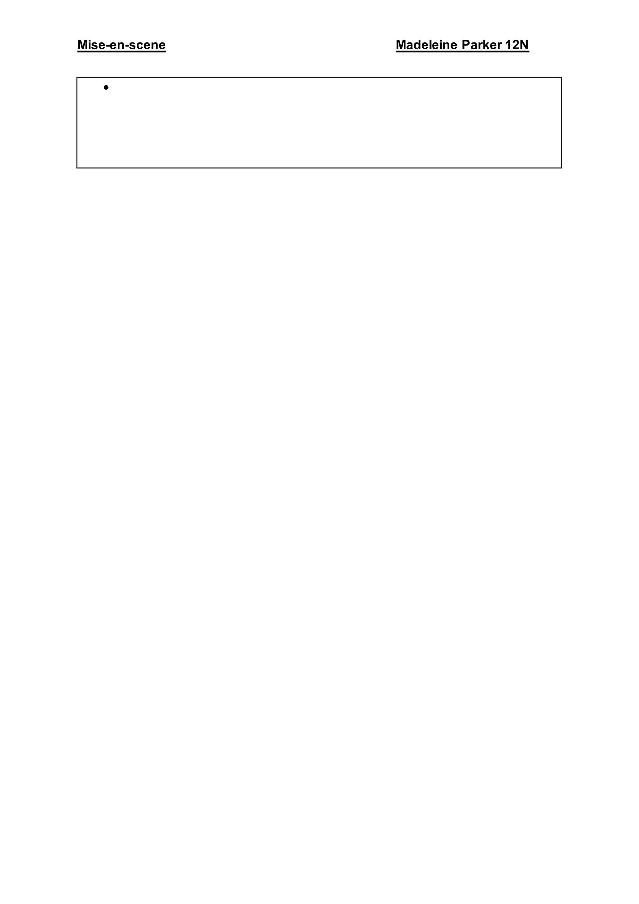 02. mise en scene notes sheet | DOCX