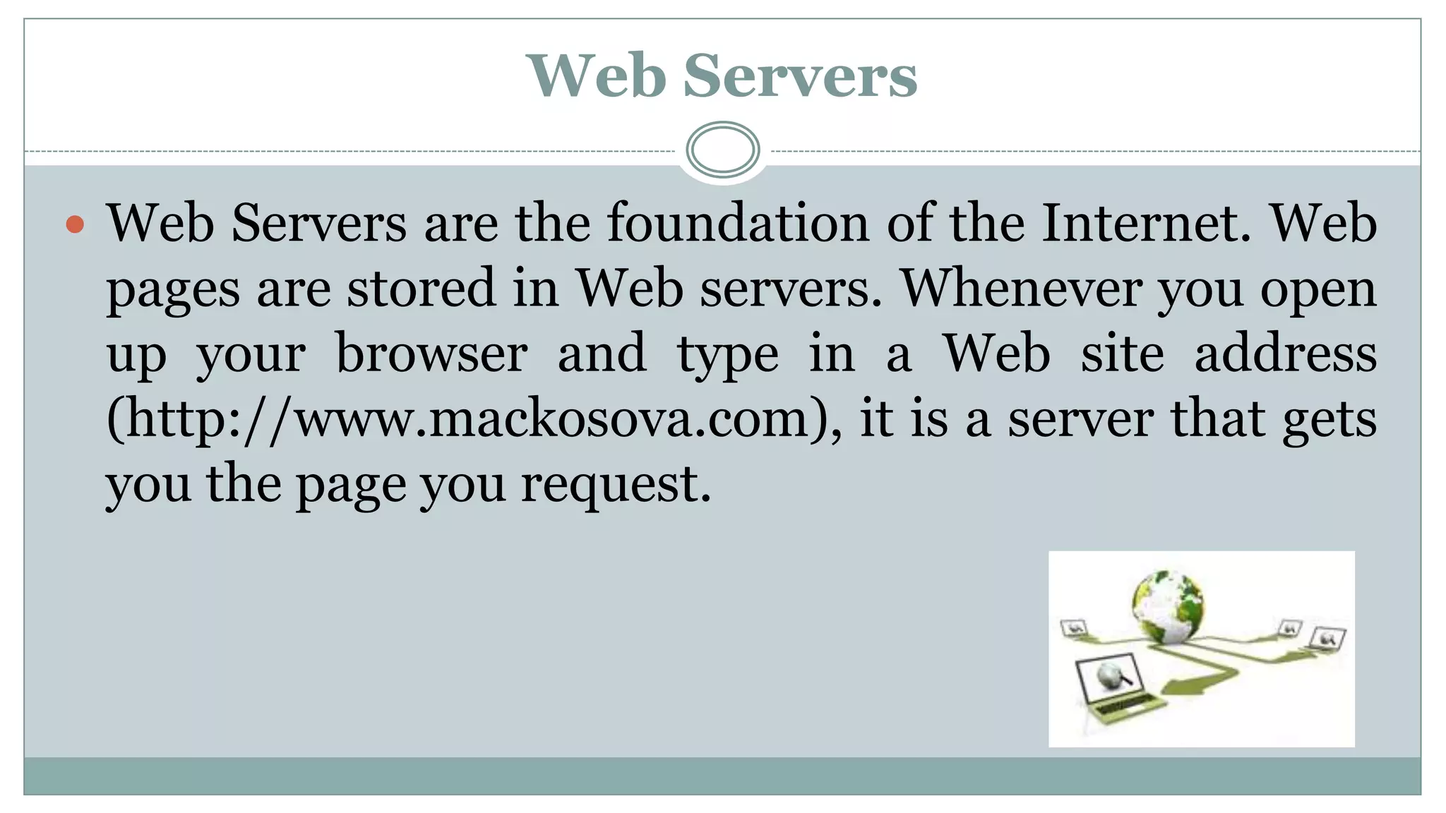 S01.L02 - Internet Servers | PPTX