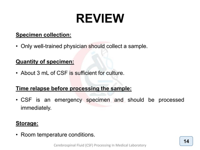 CSF MICROBIOLOGICAL EXAMINATION – I | PDF