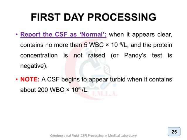 CSF MICROBIOLOGICAL EXAMINATION – I | PDF