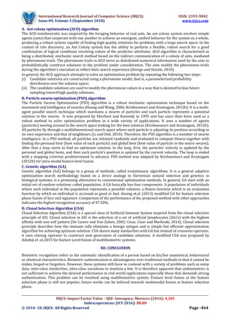 OVERVIEW OF MULTIBIOMETRIC SYSTEMS | PDF