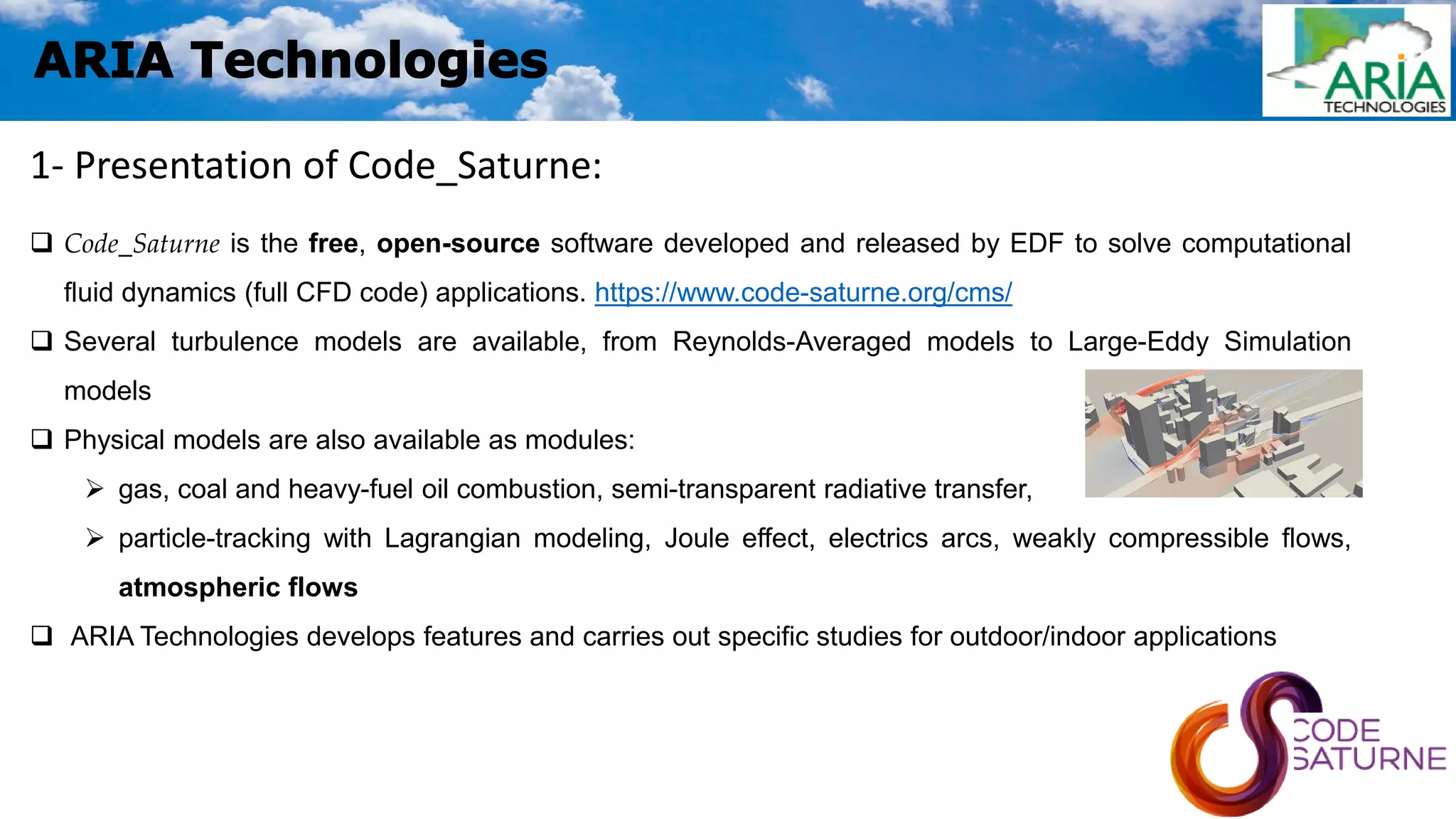Review Of The Recent Cfd Applications With Codesaturne Ppt