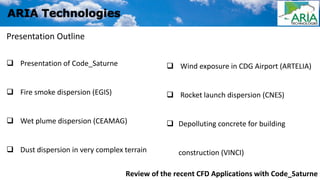 Review of the recent CFD Applications with Code_Saturne | PPT