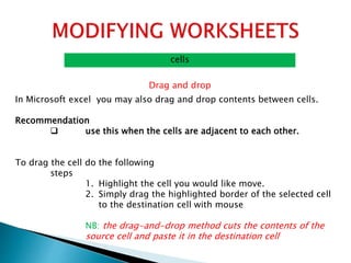 02.modifying worksheet | PPTX