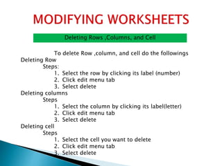 02.modifying worksheet | PPT