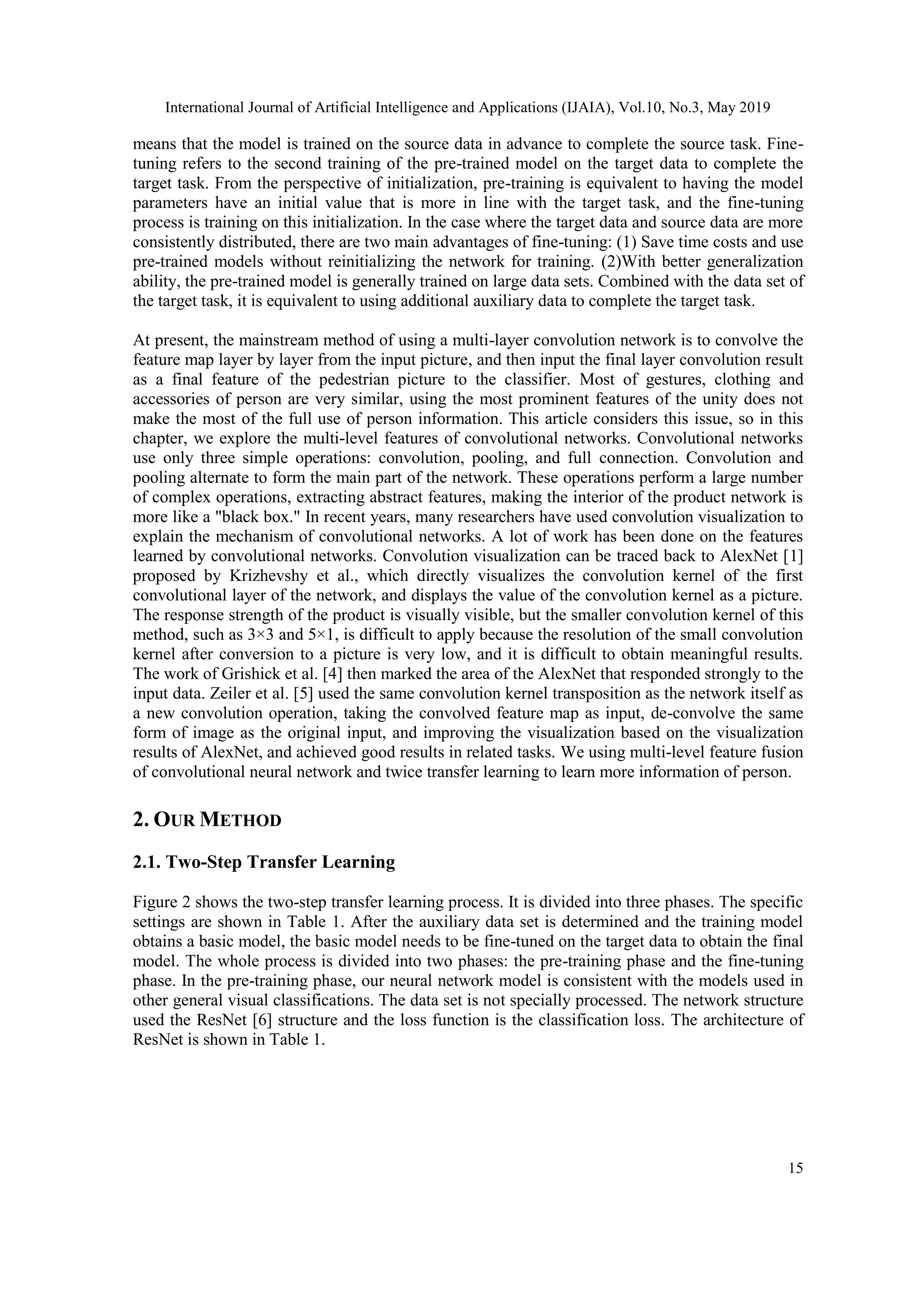 MULTI-LEVEL FEATURE FUSION BASED TRANSFER LEARNING FOR PERSON RE-IDENTIFICATION | PDF