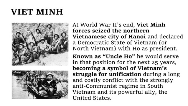 VIETNAM WAR - 02. CONTEXT OF VIETNAMESE RESISTANCE | PPTX
