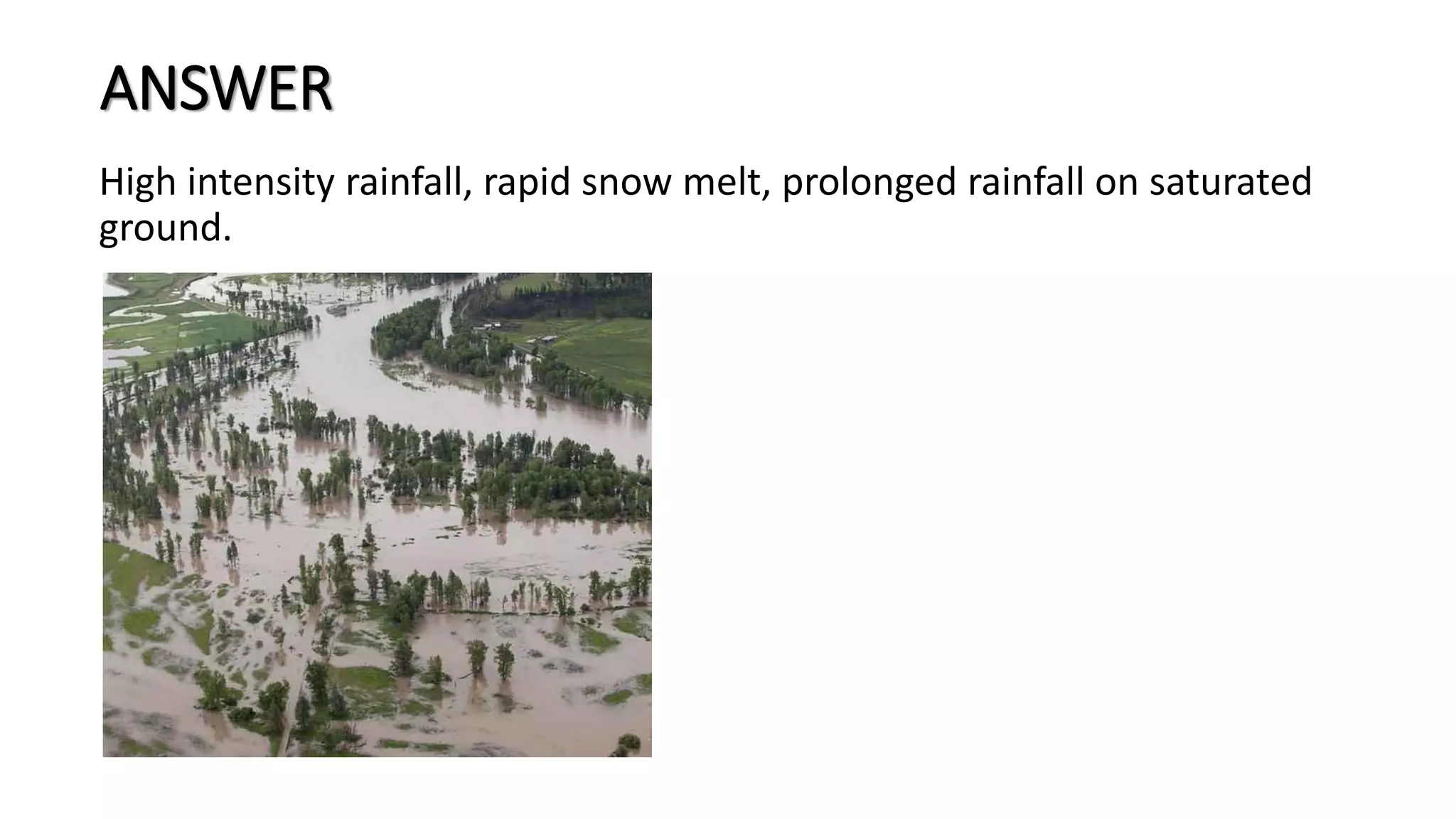 REVISION AS CAMBRIDGE GEOGRAPHY: RIVERS - RIVER FLOODING | PPT ...