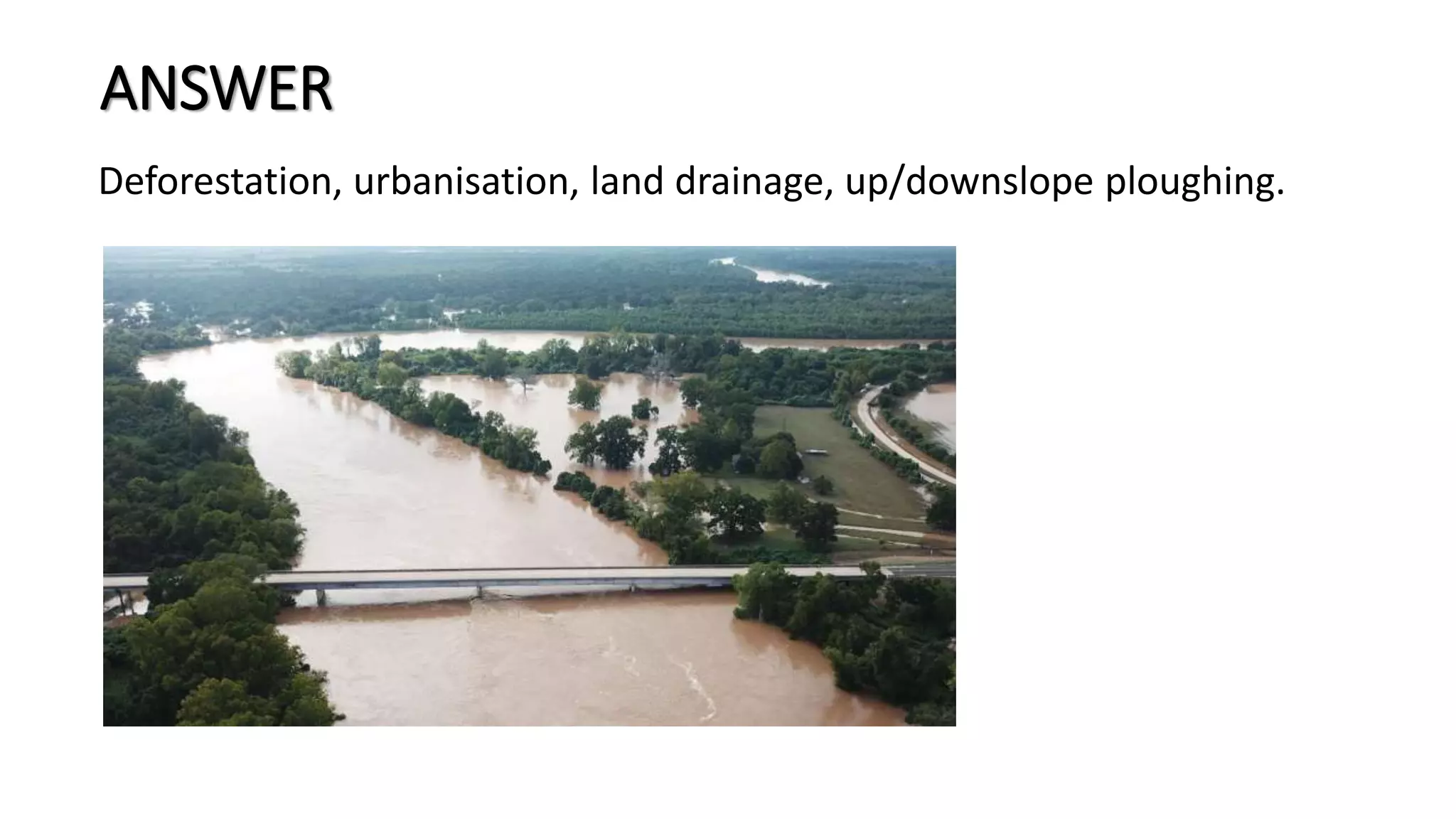 REVISION AS CAMBRIDGE GEOGRAPHY: RIVERS - RIVER FLOODING | PPT ...