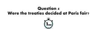 REVISION IGCSE CAMBRIDGE HISTORY: PARIS PEACE CONFERENCE | PPTX