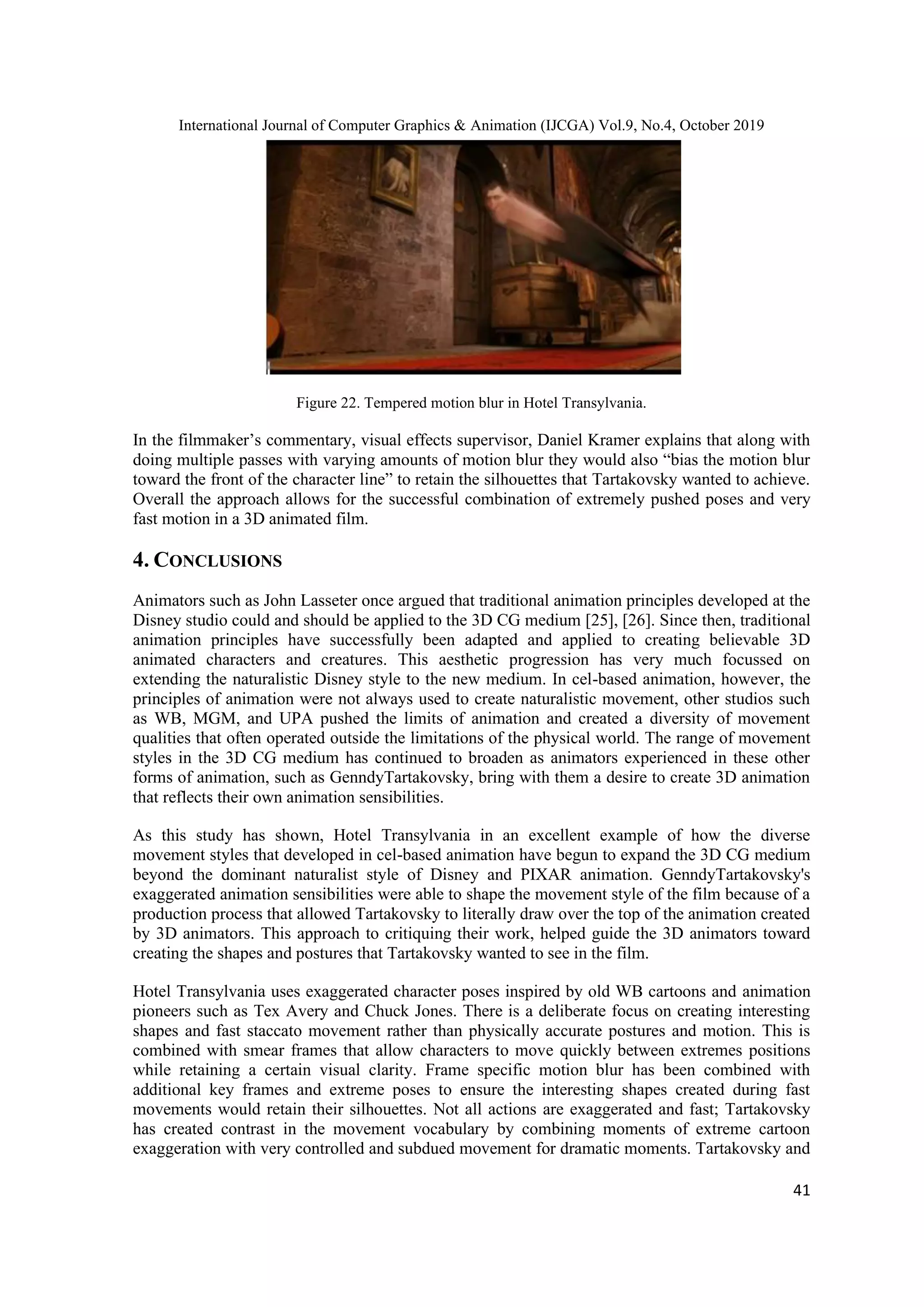 EXAGGERATED CARTOON STYLE MOTION IN HOTEL TRANSYLVANIA | PDF