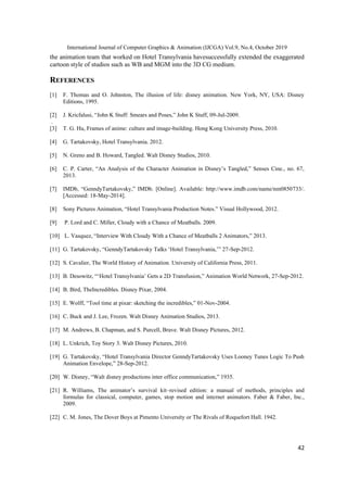 EXAGGERATED CARTOON STYLE MOTION IN HOTEL TRANSYLVANIA | PDF