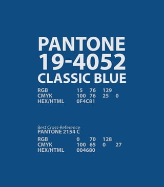 PANTONE Color of the Year 2020 | PDF