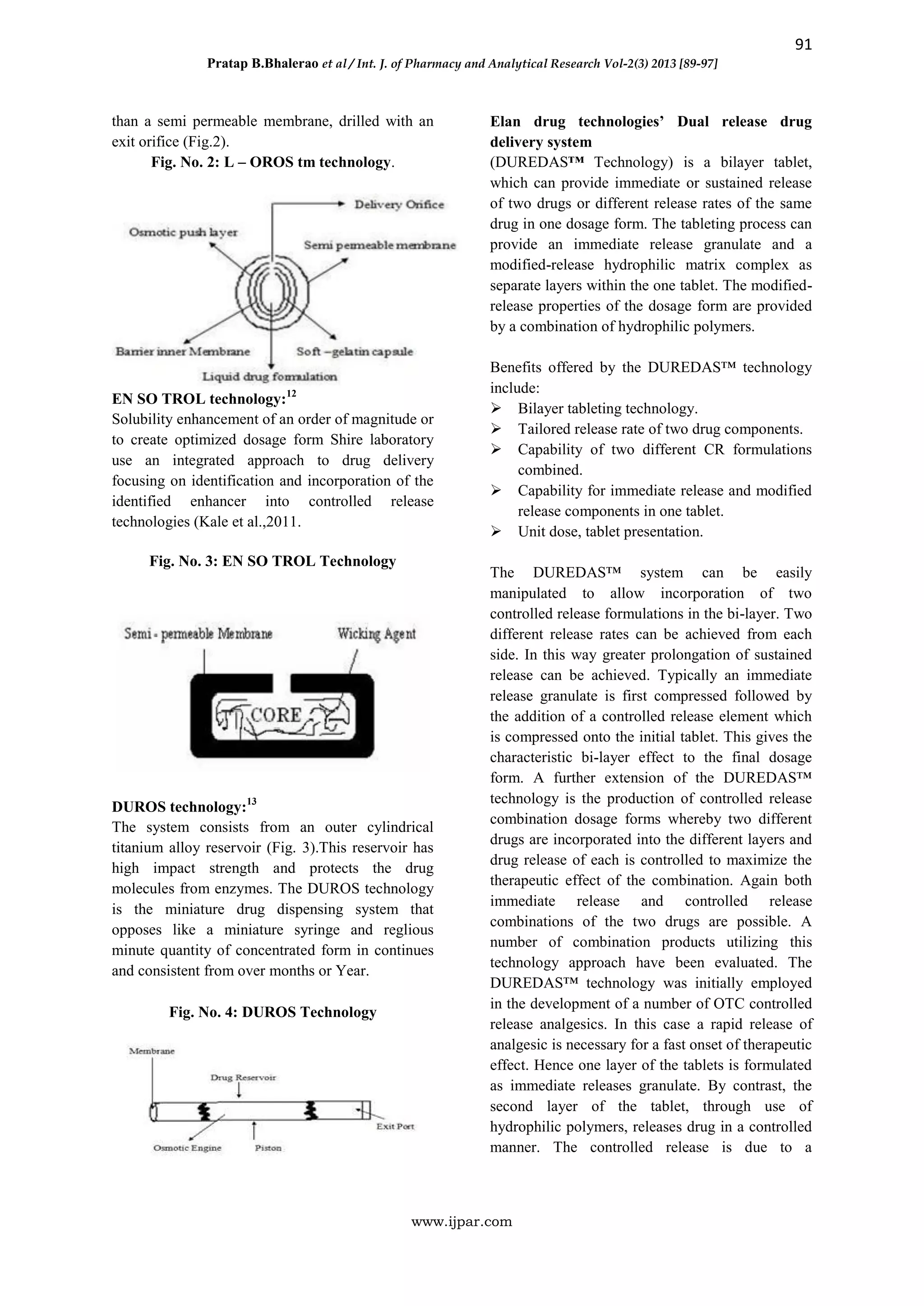 Advance Techniques of Bilayer tablet: A Review | PDF