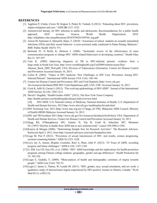 Assessment of the level of awareness on AIDS/HIV in Johor, Malaysia | PDF