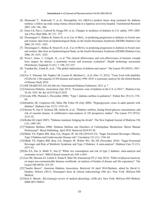 Impact of patient counseling on diabetes mellitus patients in the ...