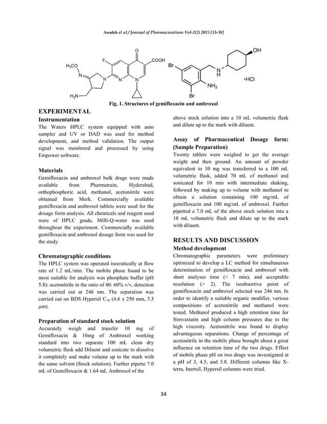 Development Of Rp Hplc Method For Simultaneous Estimation Of Gemifloxacin And Ambroxol In Tablet