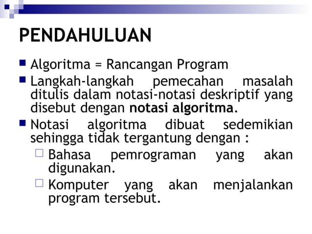 notasi algoritma | PPT