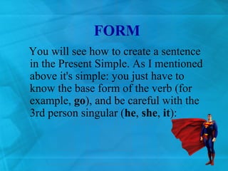 02 01 the present simple | PPT