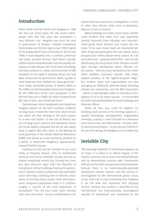 Hargeisa, Somaliland – Invisible City | PDF