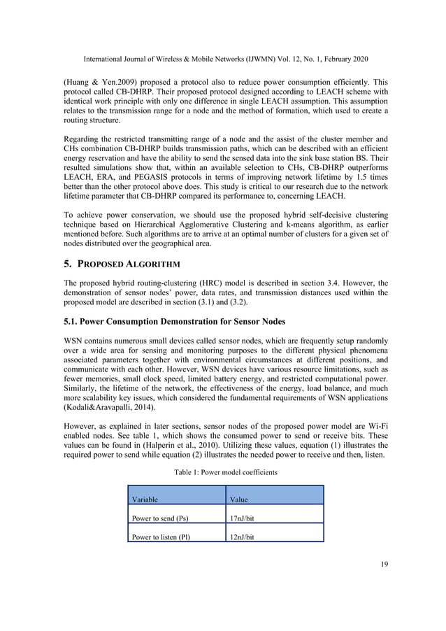 AN ENHANCED HYBRID ROUTING AND CLUSTERING TECHNIQUE FOR WIRELESS SENSOR NETWORK | PDF