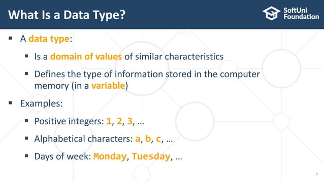 02. Data Types and variables | PPTX