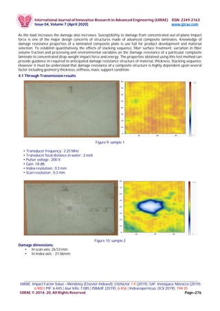 TESTING OF COMPOSITE ON DROP-WEIGHT IMPACT TESTING AND DAMAGE ...