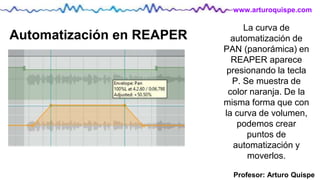 Automatización en Reaper | PPTX