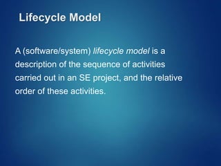 Lifecycle Model | PPT