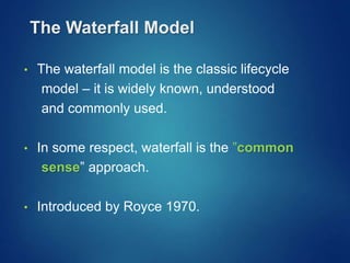 Lifecycle Model | PPTX