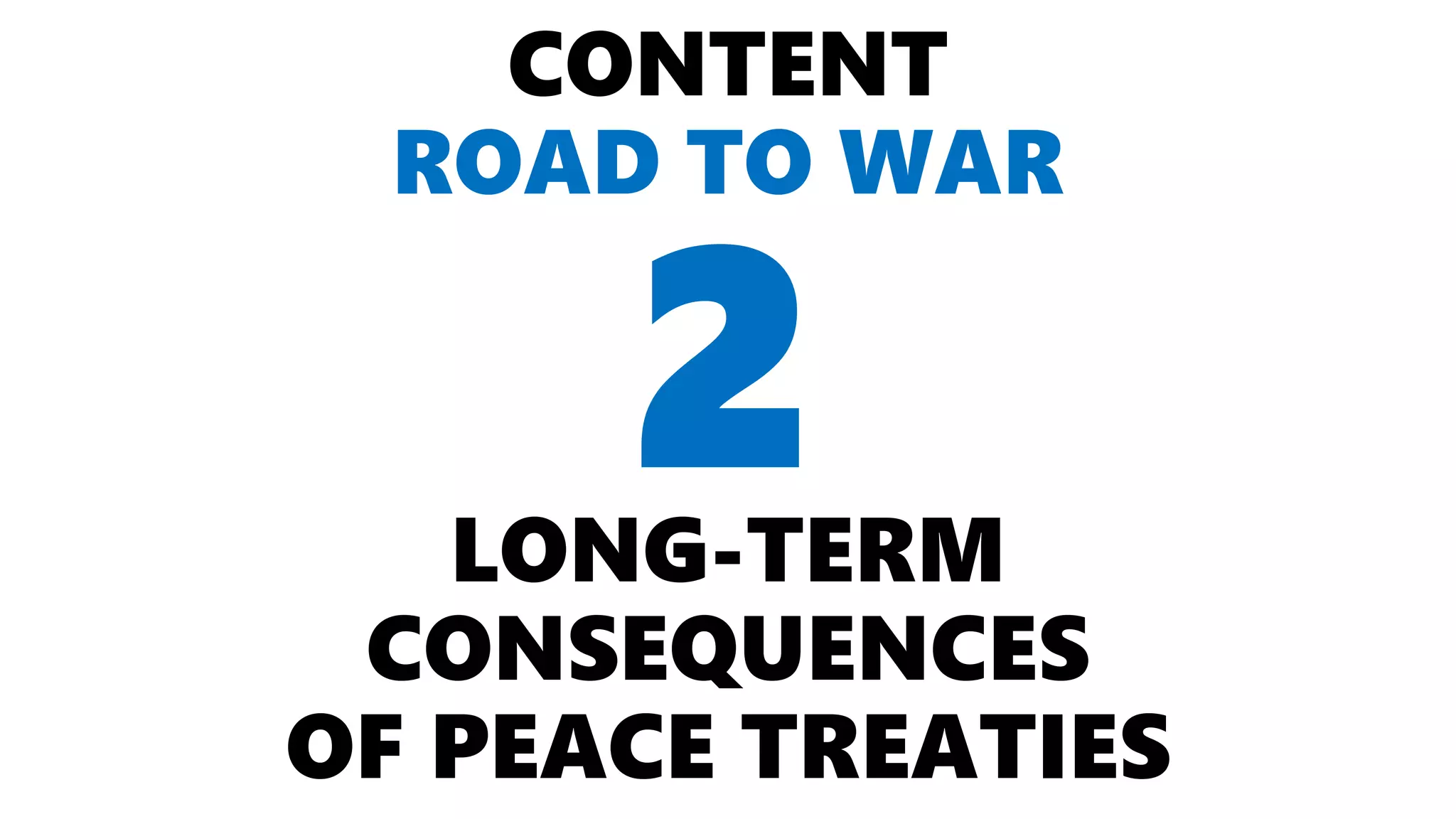 HISTORY IGCSE CONTENT - 20TH CENTURY OPTION - THE ROAD TO WW2: LONG ...