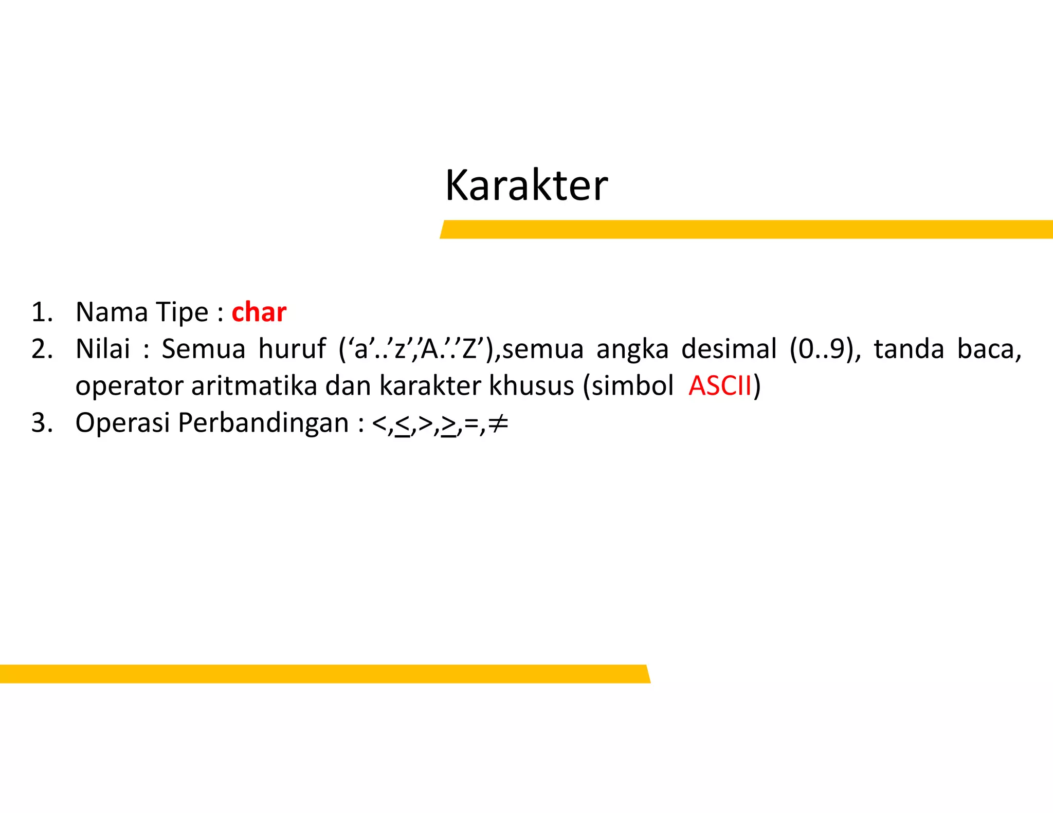 Algoritma & Pemograman - 02. Variabel dan Tipe Data | PDF