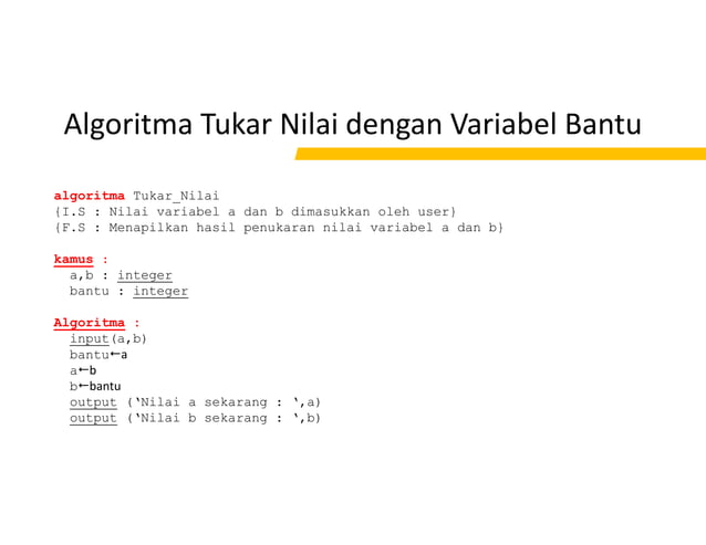 Algoritma & Pemograman - 02. Variabel dan Tipe Data | PDF
