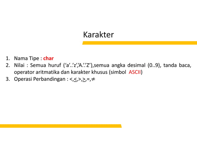 Algoritma & Pemograman - 02. Variabel dan Tipe Data | PDF