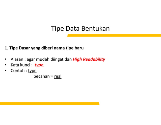 Algoritma & Pemograman - 02. Variabel dan Tipe Data | PDF
