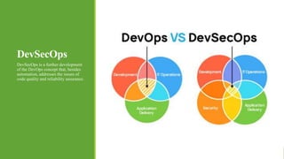 DevSecops: Defined, tools, characteristics, tools, frameworks, benefits ...
