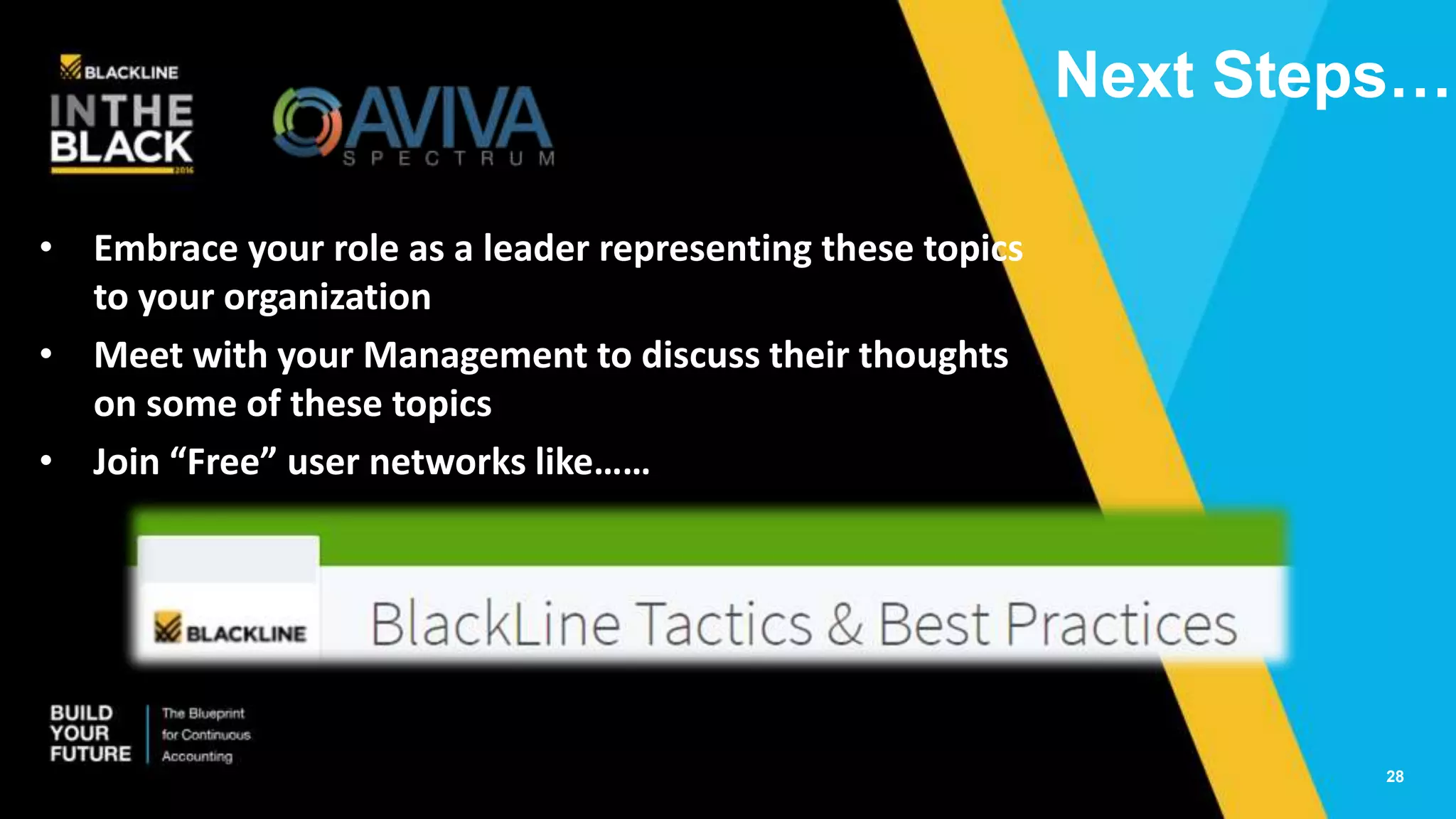 BlackLine System Admin Best Practices | PPTX