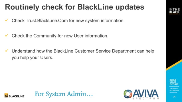 BlackLine System Admin Best Practices | PPTX
