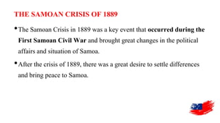 THE SAMOAN MAU MOVEMENT: THE CIVIL WARS | PPTX