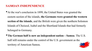 THE SAMOAN MAU MOVEMENT: THE CIVIL WARS | PPTX