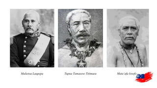 THE SAMOAN MAU MOVEMENT: THE CIVIL WARS | PPTX