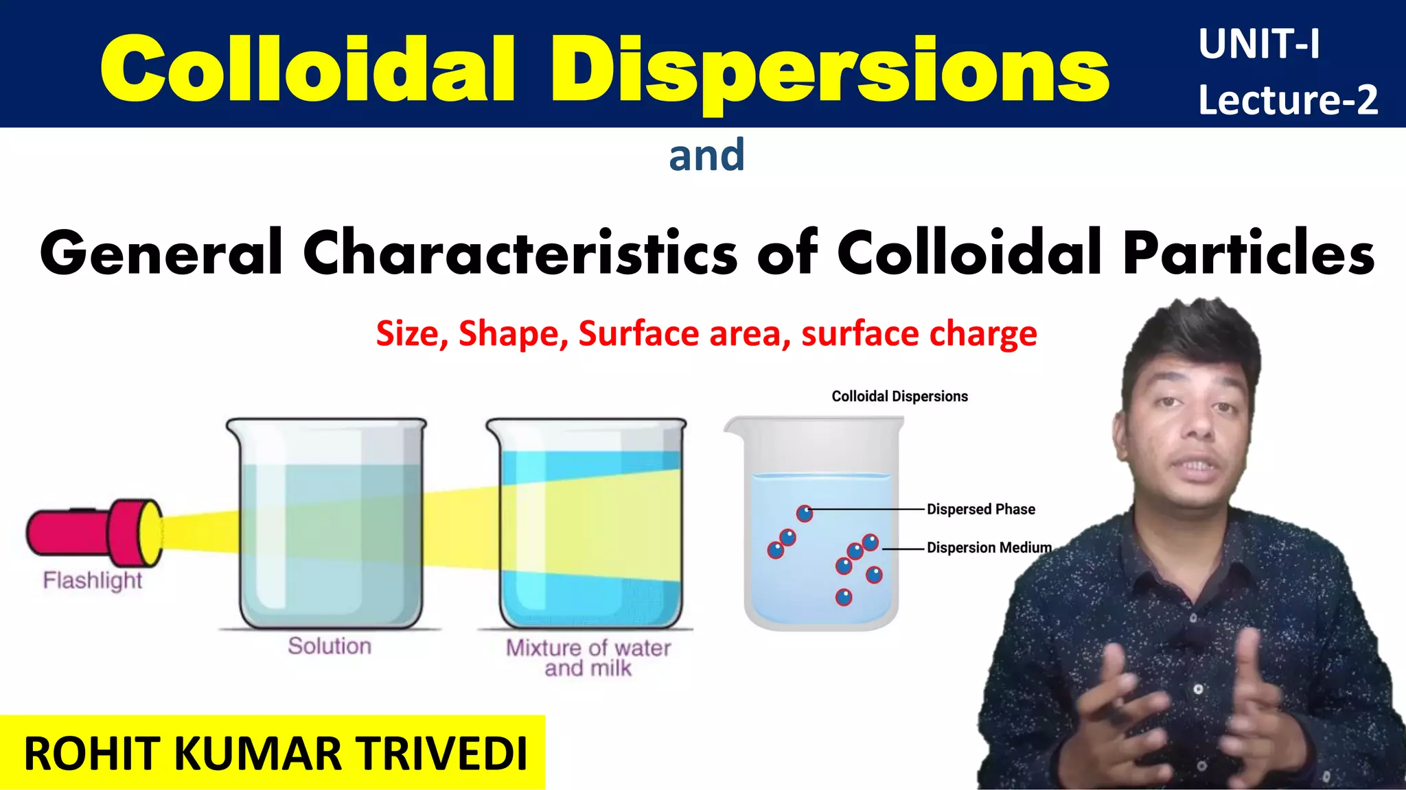 Colloidal dispersions Physical Pharmacy b pharm 4th semester by Rohit ...