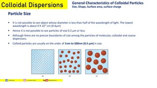 Colloidal dispersions Physical Pharmacy b pharm 4th semester by Rohit ...