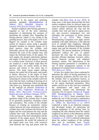 Investigation of the Cylinder Liner Wear in Agricultural Tractors | PDF