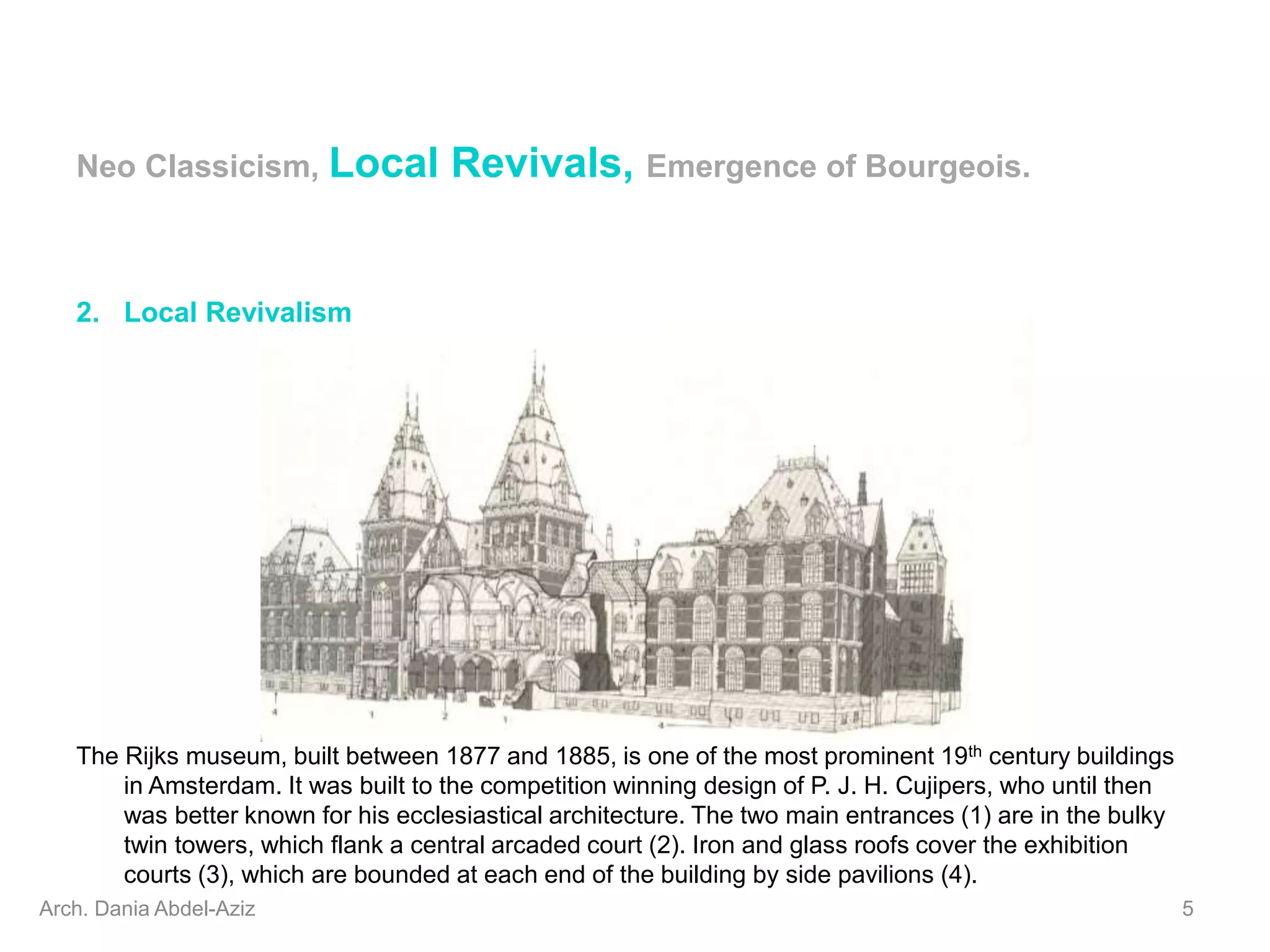 history of contemporary architecture - 02.1 Eclecticism .ppt