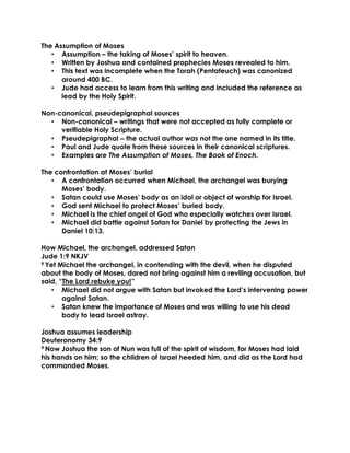 02-23-20, Deuteronomy 32-34, Moses, Faith Becomes Sight | PDF