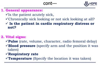 Dr. Adanwali Hassan Physical examination.pptx | Lung and Respiratory ...