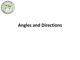 02.1 - Angles and Directions.pptx | Geography | Science